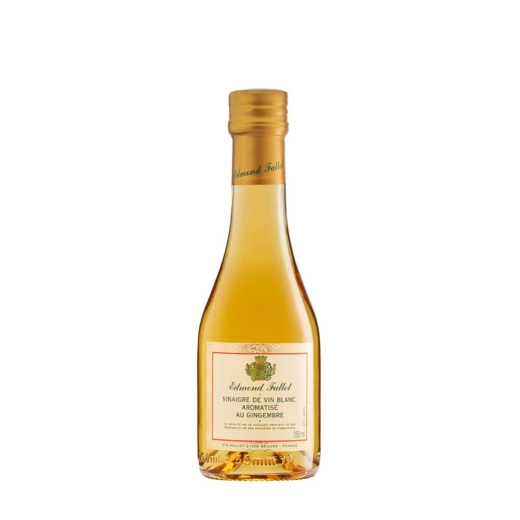 Edmond Fallot White Wine Vinegar Flavored with Ginger, 8.4 fl oz (250