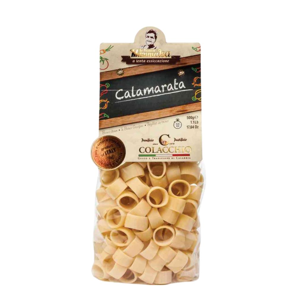 Colacchio Italian Calamarata Pasta, Bronze Cut, 17.64 oz (500 g)