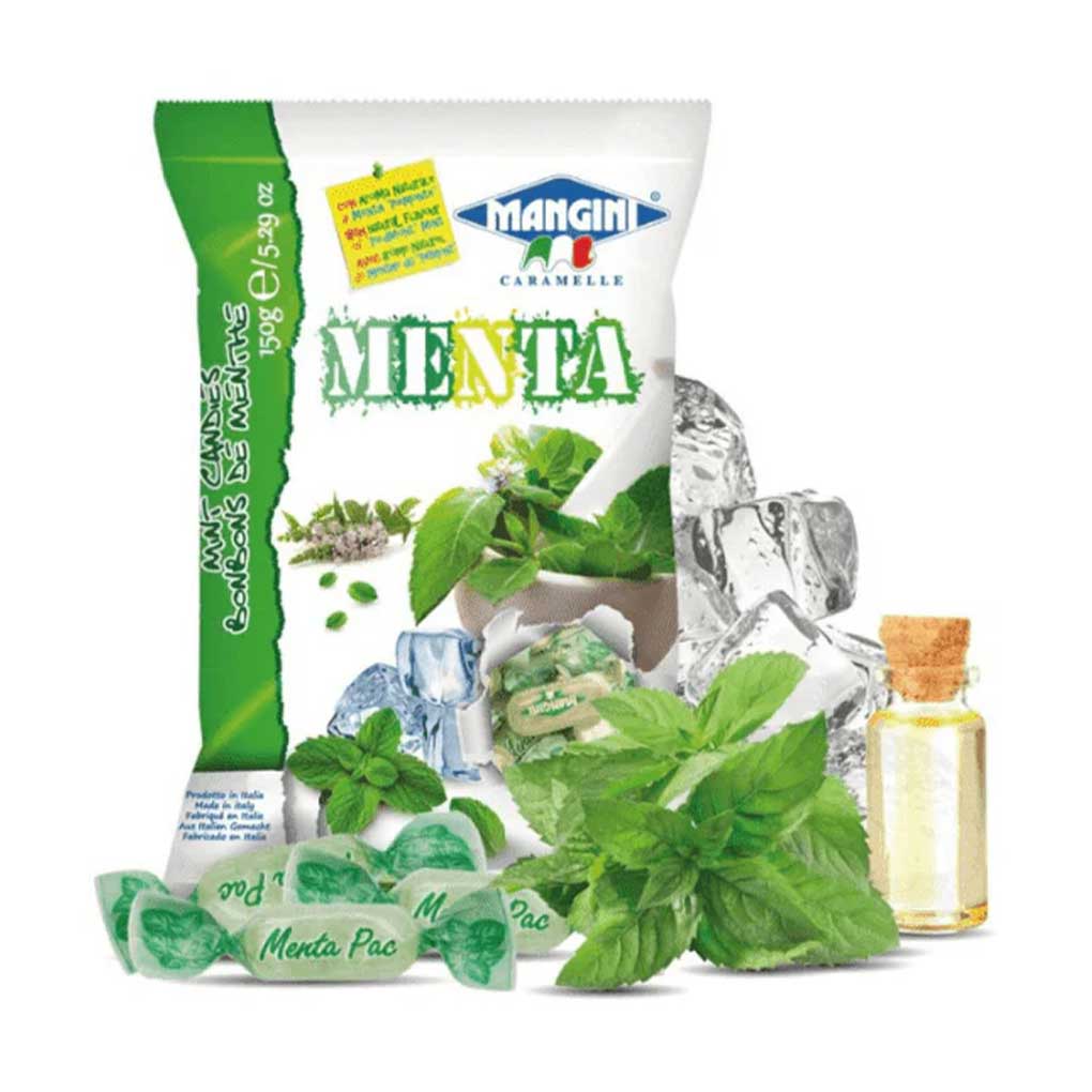 Mangini Italian Mint Hard Candies, 5.29 oz (150 g)