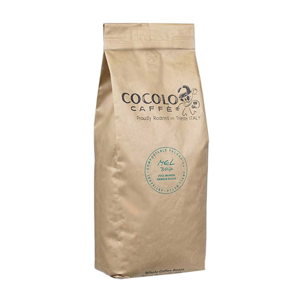 Mel Mix 307 Italian Medium Roast Coffee Beans by Cocolo Caffe, 35 oz