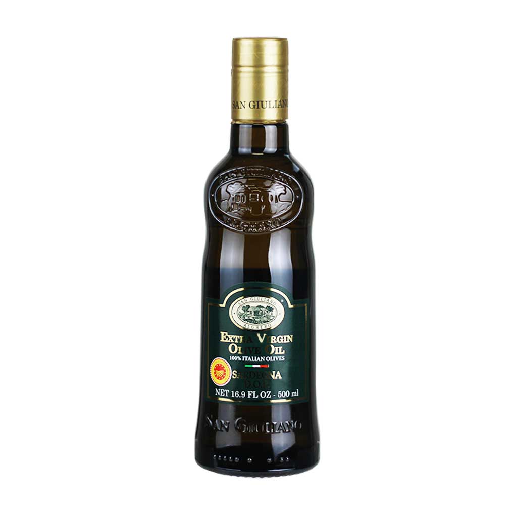 San Giuliano 100% Italian EVOO DOP Sardinia, 16.9 fl oz (500 ml)