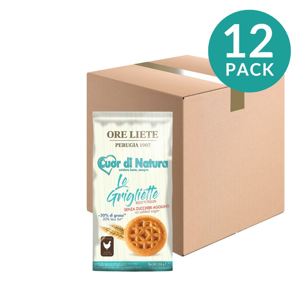 12-Pack Frollini Cookies by Ore Liete, No Added Sugar, 30% Less Fat, 1