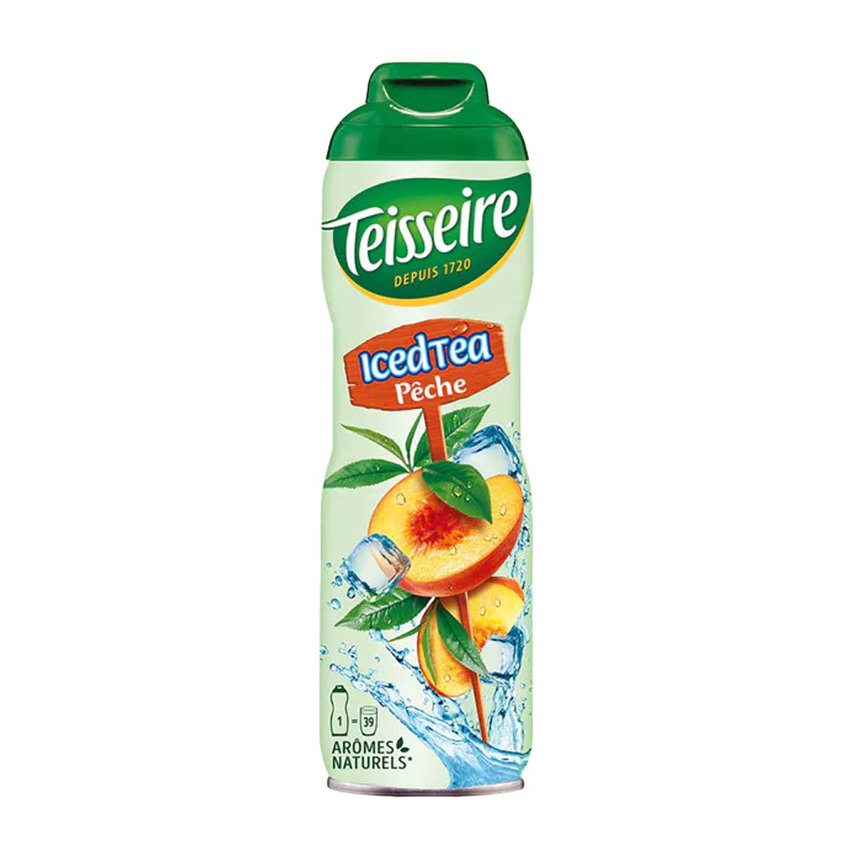 Teisseire French Iced Peach Tea Syrup, 20.3 fl oz (600 ml)