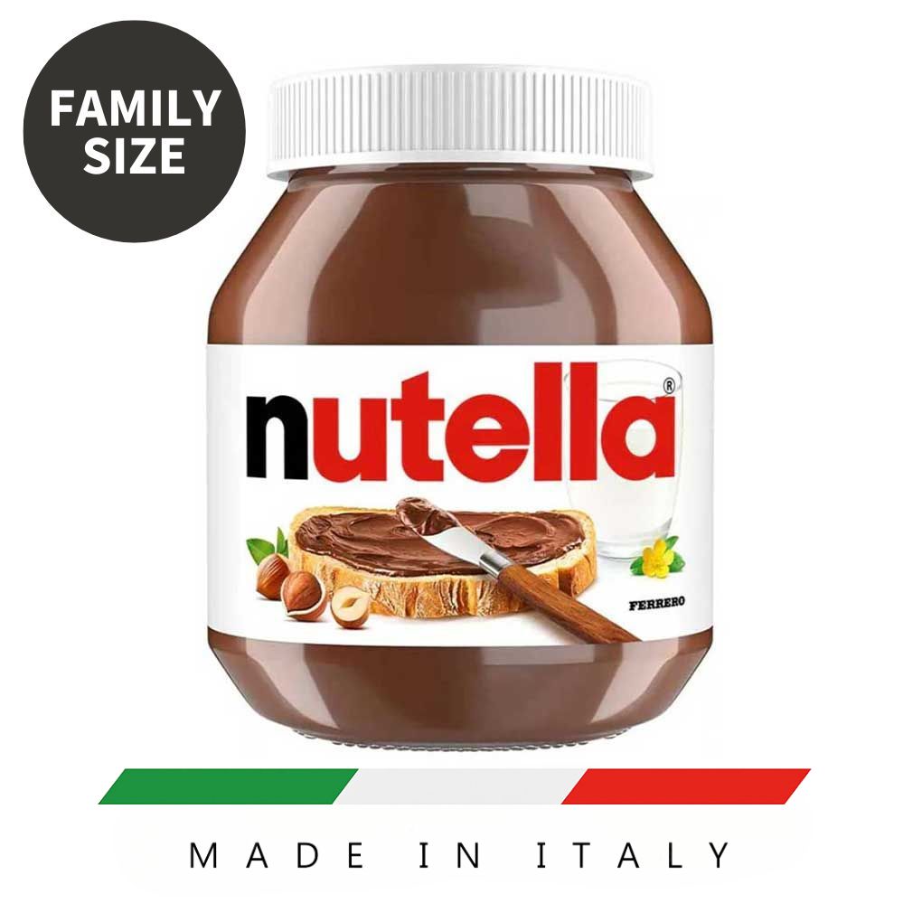 Nutella 750g Hazelnut Cocoa Spread (Made in Italy), Family Size, 26.46