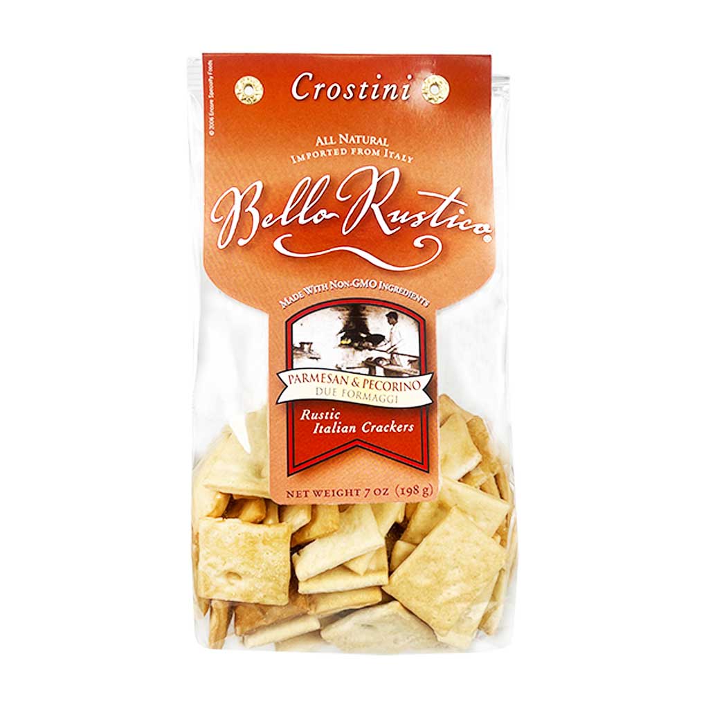 Parmesan and Pecorino Crostini by Bello Rustico, 7 oz (198 g)