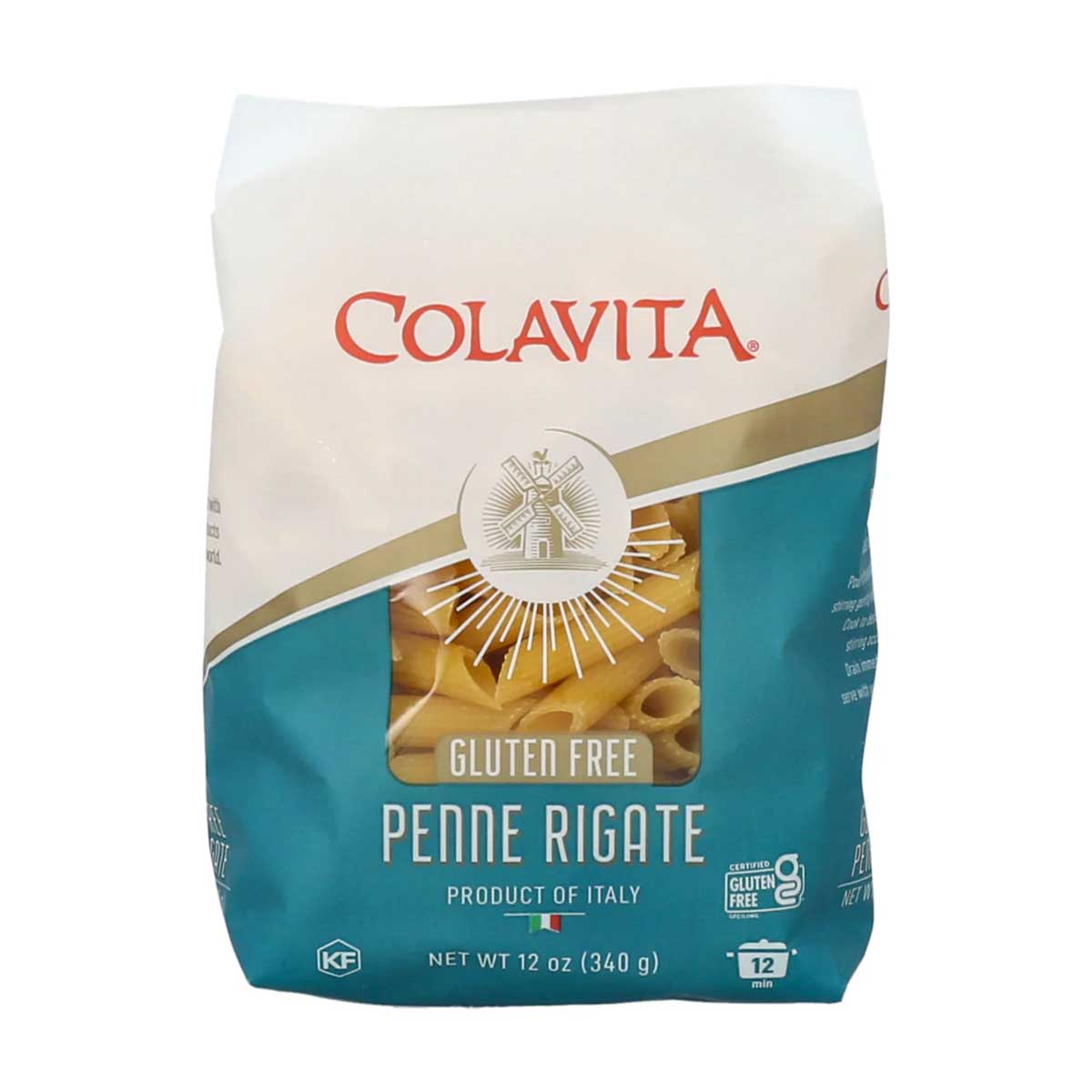 Colavita Gluten Free Penne Rigate Pasta, 12 oz (340 g)