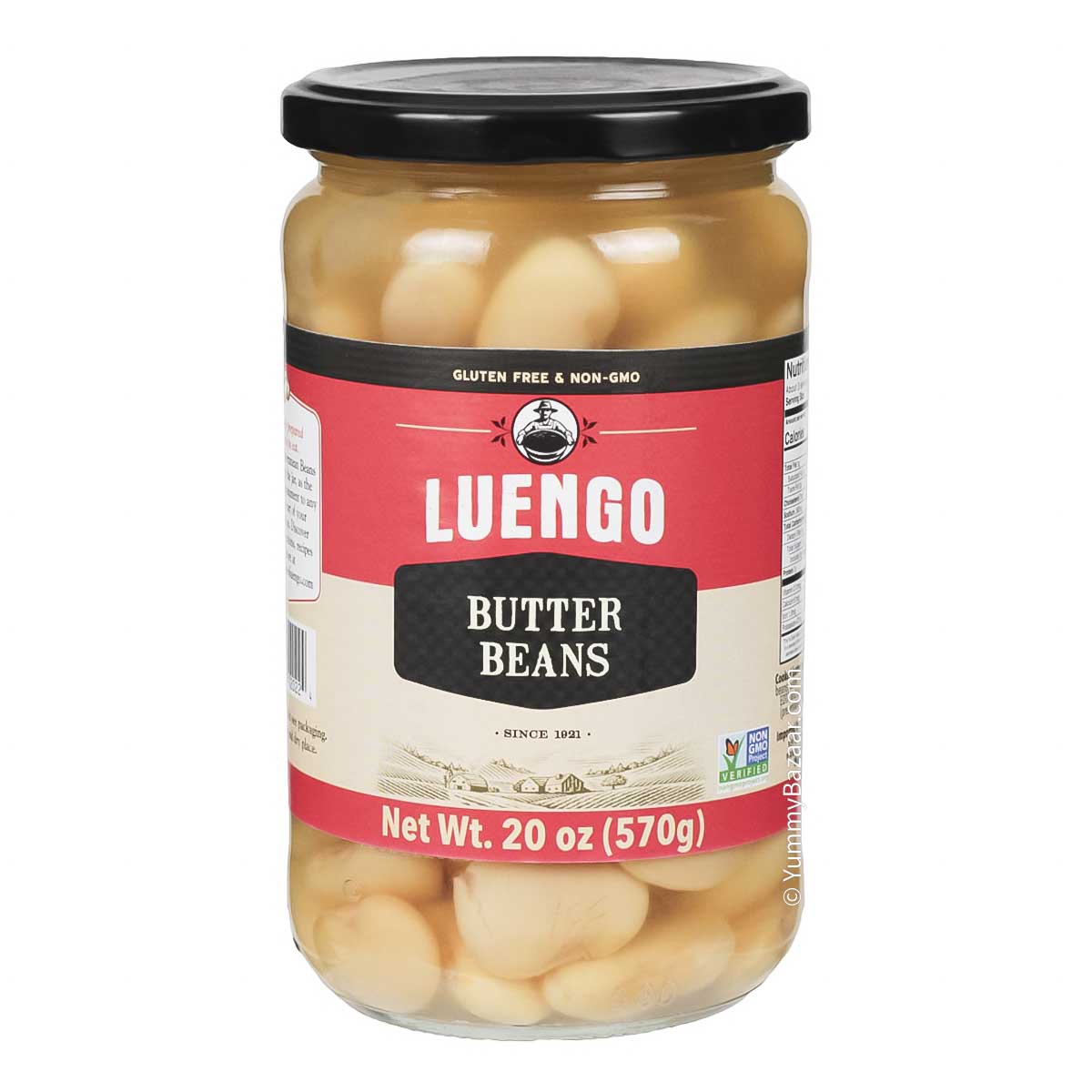 Spanish Butter Beans by Luengo, Gluten Free, Non-GMO, 20 oz (570 g)