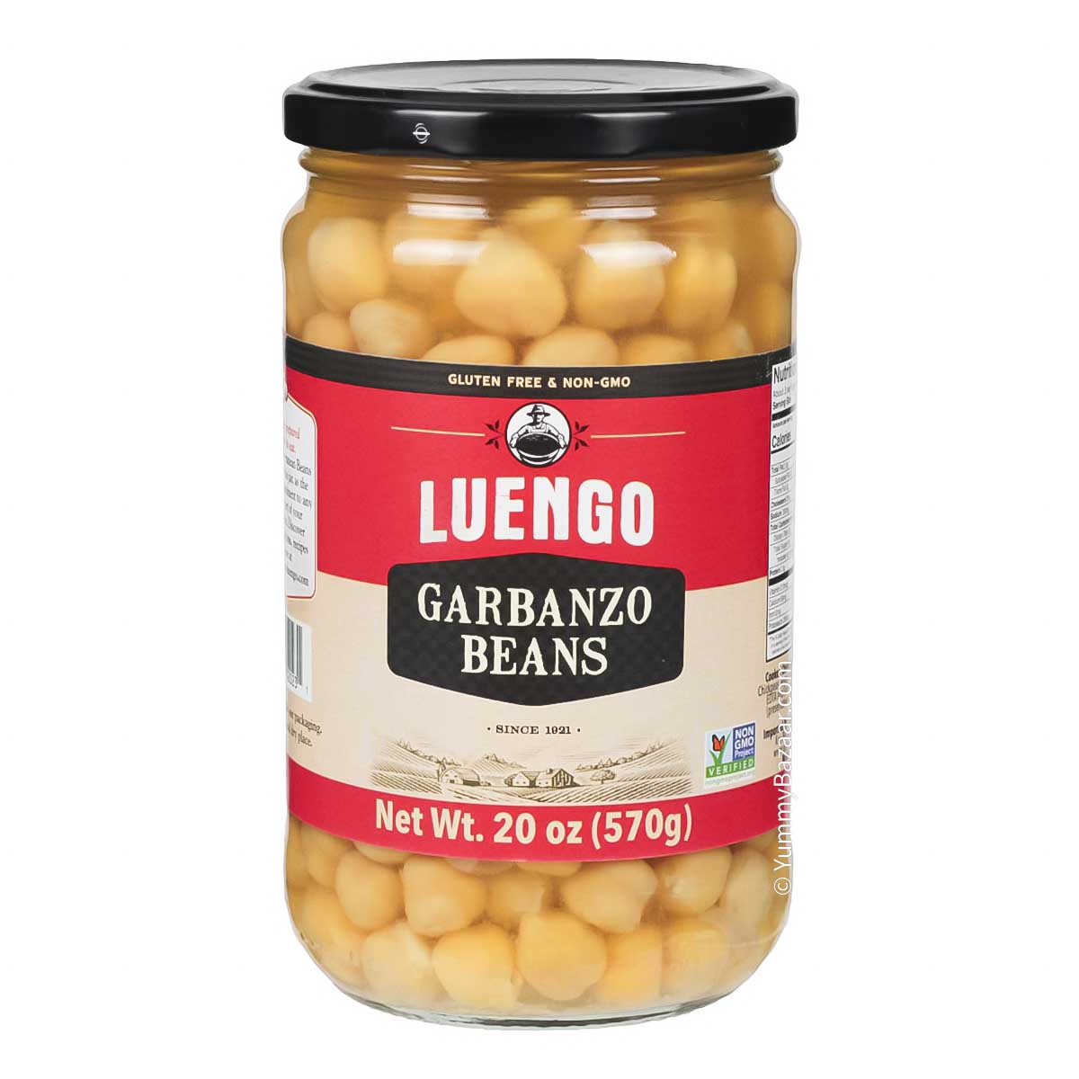 Spanish Garbanzo Beans by Luengo, Gluten Free, Non-GMO, 20 oz (570 g)