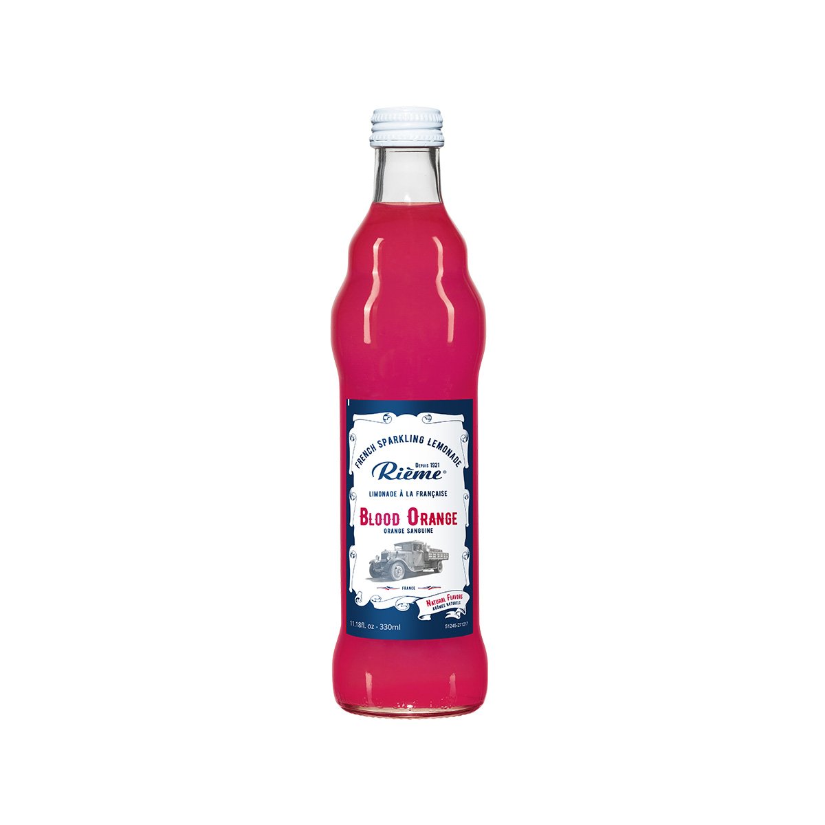 Rieme Sparkling Blood Orange Lemonade, 11 fl oz. (300 ml)